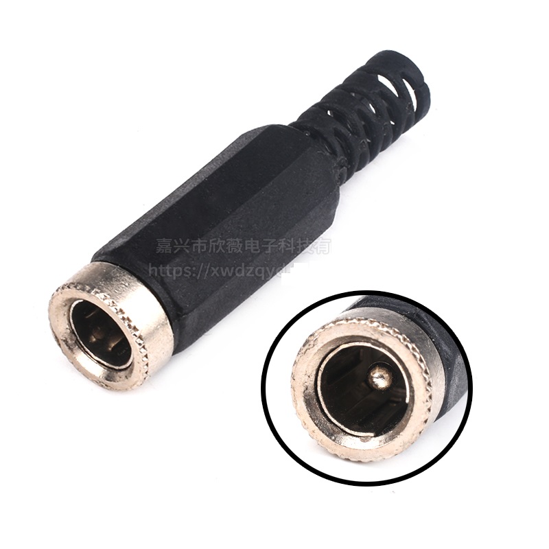 Jack nguồn DC 5.5x2.1mm hàn dây