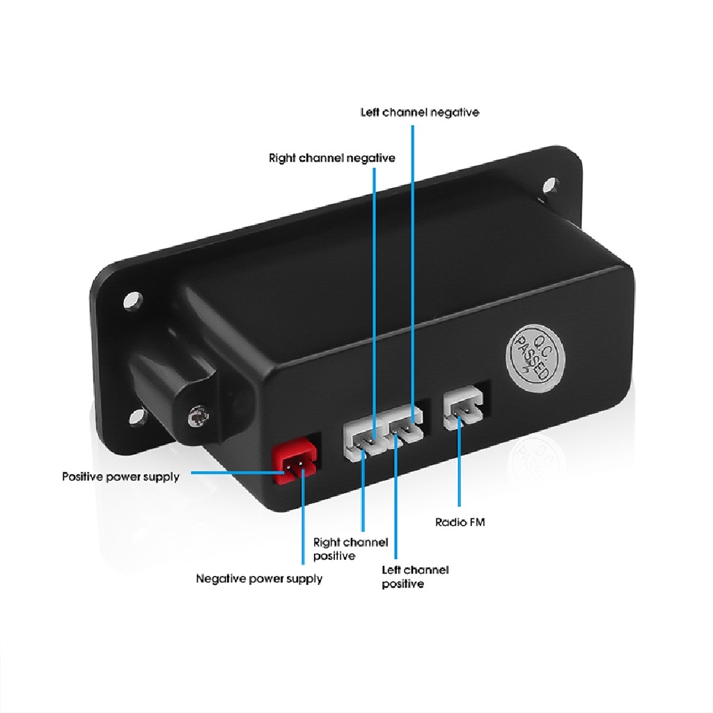 Mạch loa MP3 2*3W tích hợp Bluetooth 5.0, FM, USB, SD Card 5VDC