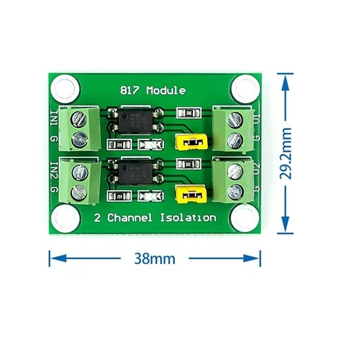 Module cách ly quang PC817 Sharp 2 kênh (PC817C) Optocoupler